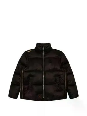 AAPE BY *A BATHING APE Moonface-patch Reversible Puffer Jacket - Brown