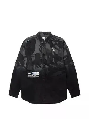 AAPE BY *A BATHING APE Moonface Gradient Camouflage Shirt