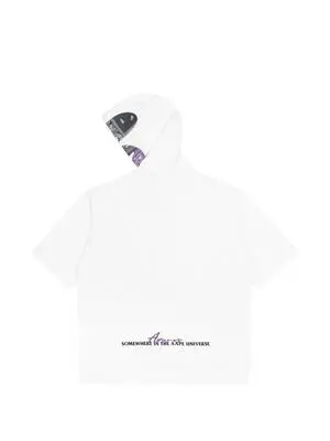 AAPE BY *A BATHING APE Half-zip Hoodie - White