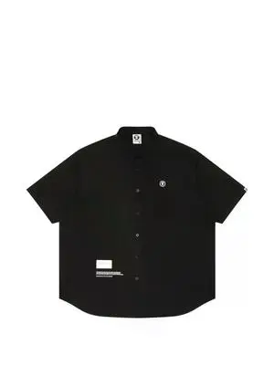 AAPE BY *A BATHING APE Moonface-patch Short-sleeved Shirt