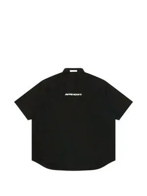 AAPE BY *A BATHING APE Moonface-patch Short-sleeved Shirt