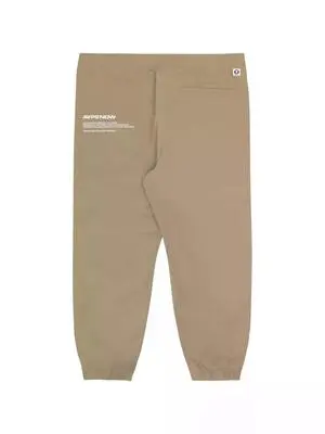 AAPE BY *A BATHING APE Moonface Branding-patch Track Pants