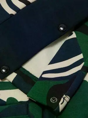 AAPE BY *A BATHING APE Moonface-patch Camouflage Track Pants - Green