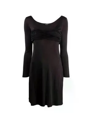 Versace Ruched-detail Mini Dress