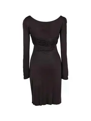 Versace Ruched-detail Mini Dress
