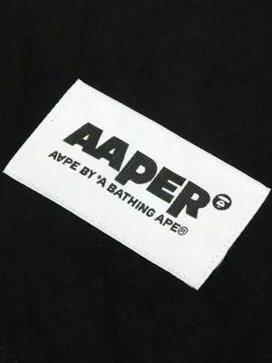 AAPE BY *A BATHING APE Graphic Crew Neck T-shirt - Black