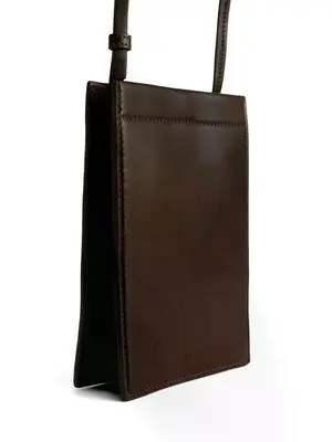 YU MEI Georgie Leather Cross Body Bag - Brown