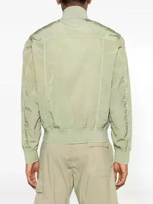 C.P. COMPANY Button-up Jacket With Lens Detail - Green