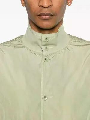 C.P. COMPANY Button-up Jacket With Lens Detail - Green