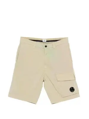 C.P. COMPANY Pocket Logo Shorts - Neutrals
