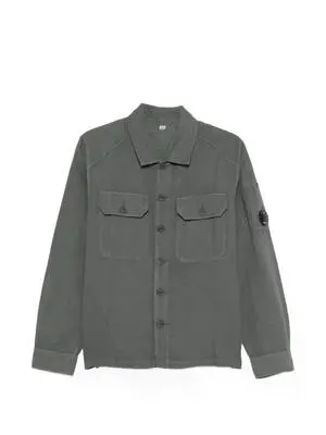 C.P. COMPANY Buttoned Flap-pocket Cotton Shirt - Grey