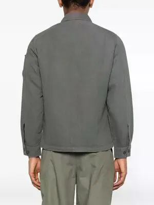 C.P. COMPANY Buttoned Flap-pocket Cotton Shirt - Grey