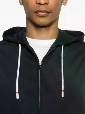 KIRED Zip-up Sleeveless Hoodie - Blue