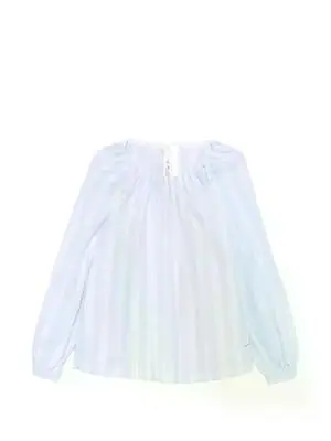 Marni Striped Long-sleeved Top - Blue