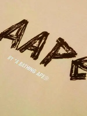 AAPE BY *A BATHING APE Logo-print Crew-neck T-shirt