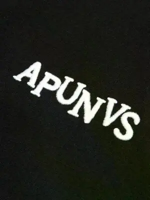AAPE BY *A BATHING APE Multi-logo Crew-neck T-shirt - Black
