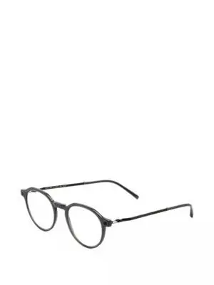 Mykita Saga Round Frame Glasses - Black