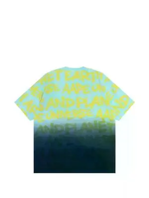 AAPE BY *A BATHING APE Moonface-logo Patterned T-shirt