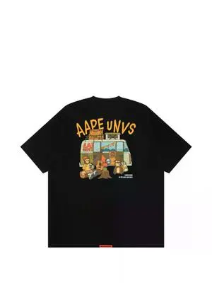 AAPE BY *A BATHING APE Graphic-print Crew-neck T-shirt