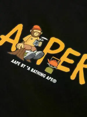 AAPE BY *A BATHING APE Graphic-print Crew-neck T-shirt