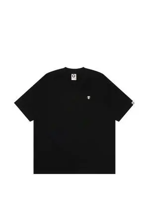 AAPE BY *A BATHING APE Moonface-patch T-shirt - Black