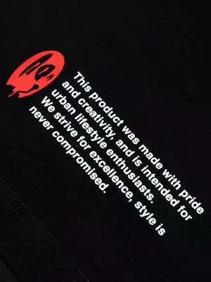 AAPE BY *A BATHING APE Moonface-patch T-shirt - Black