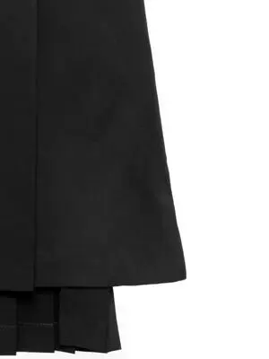 Undercover Pleated Mini Skirt - Black