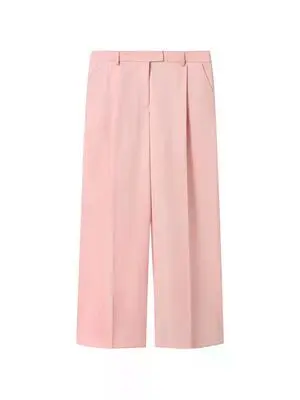 La DoubleJ Loose Fit Wool Satin Pants