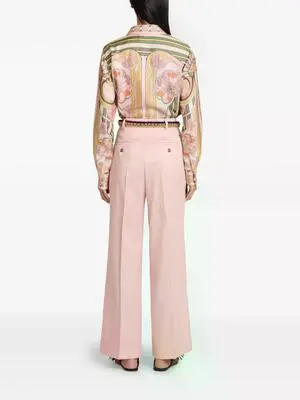 La DoubleJ Loose Fit Wool Satin Pants