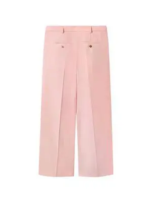 La DoubleJ Loose Fit Wool Satin Pants