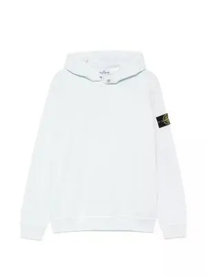 Stone Island Logo-patch Hoodie - Blue