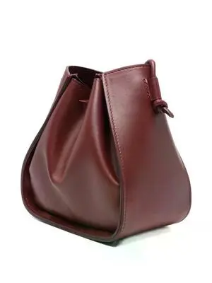 FORTE_FORTE Drawstring Crossbody Bag - Red