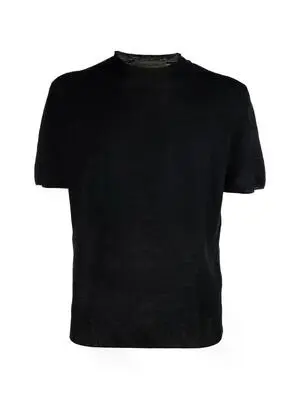 Corneliani Fine-knit T-shirt - Black