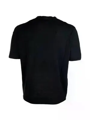 Corneliani Fine-knit T-shirt - Black