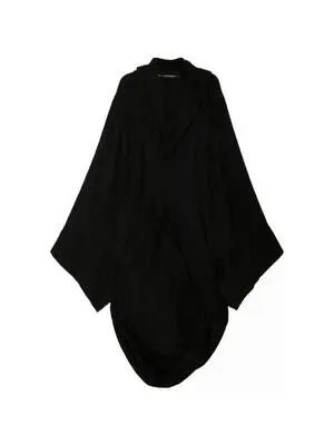 JULIUS Monk Coat - Black