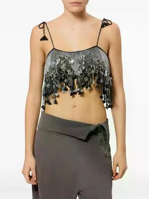 Isabel Marant Sequined Silk Top