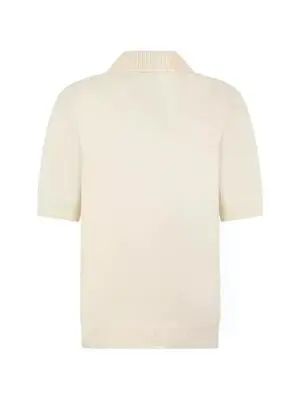 SLOWEAR Half-button Polo Shirt - Yellow