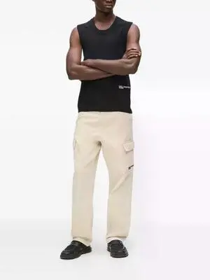 Karl Lagerfeld Belt-loops Cargo Pants - Neutrals
