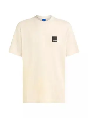 Karl Lagerfeld Logo-plaque T-shirt - Neutrals