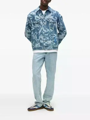 Karl Lagerfeld All-over Print Jacket - Blue