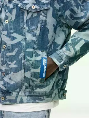 Karl Lagerfeld All-over Print Jacket - Blue
