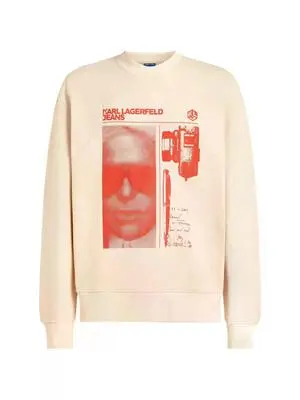 Karl Lagerfeld Graphic-print Sweatshirt - Neutrals