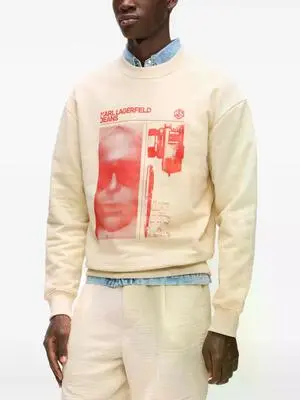 Karl Lagerfeld Graphic-print Sweatshirt - Neutrals