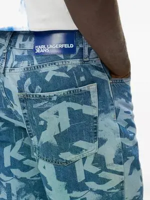 Karl Lagerfeld All-over Print Shorts