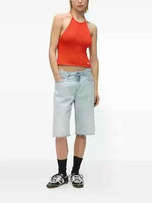Karl Lagerfeld Five-pocket Denim Shorts