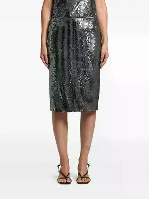 Peserico Sequin-embellished Midi Skirt