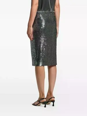 Peserico Sequin-embellished Midi Skirt