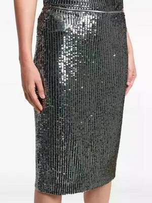 Peserico Sequin-embellished Midi Skirt