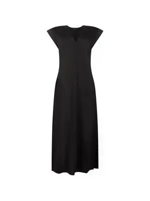 Max Mara V-neck Midi Dress