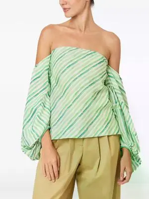 Rosie Assoulin Striped Blouses